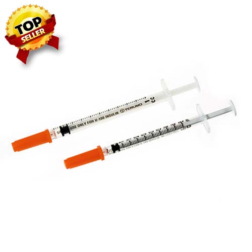 Insulin Needle & Syringe - Box of 100 - Discount Chiropractic Supplies